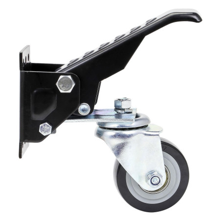 Lot de 4 Roulette rétractable pivotantes pour meuble, établi Ø 65 mm