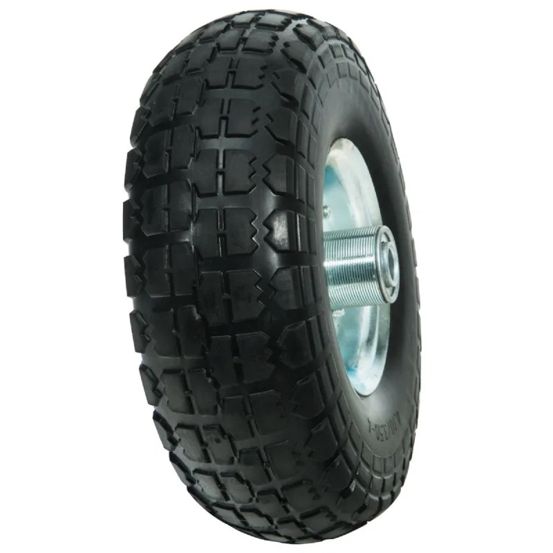 Roue gonflable diable 260 x 85 (4:10/3.50-4) alésage 16 mm Axe déporté